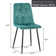 Mercer41 Leesly Velvet Steel Side Chair | Wayfair